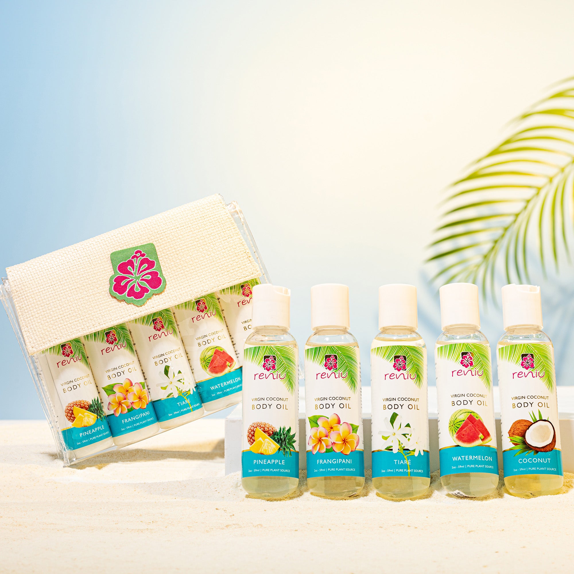 Reniu Body Oil Collection (5 x 2oz/60ml) – Pure Fiji Store